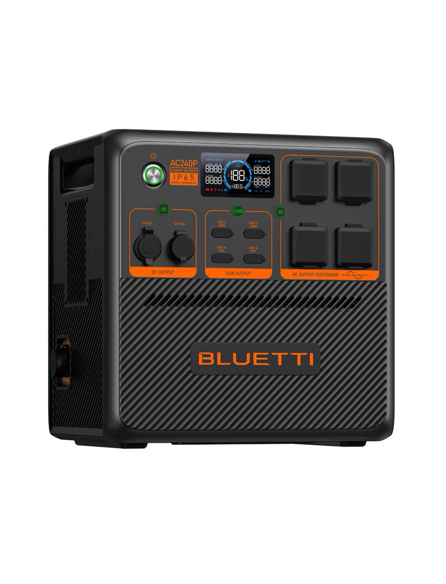 Зарядна станція Bluetti AC240P, 2400 Вт, 1843 Вт/год (електростанція ...
